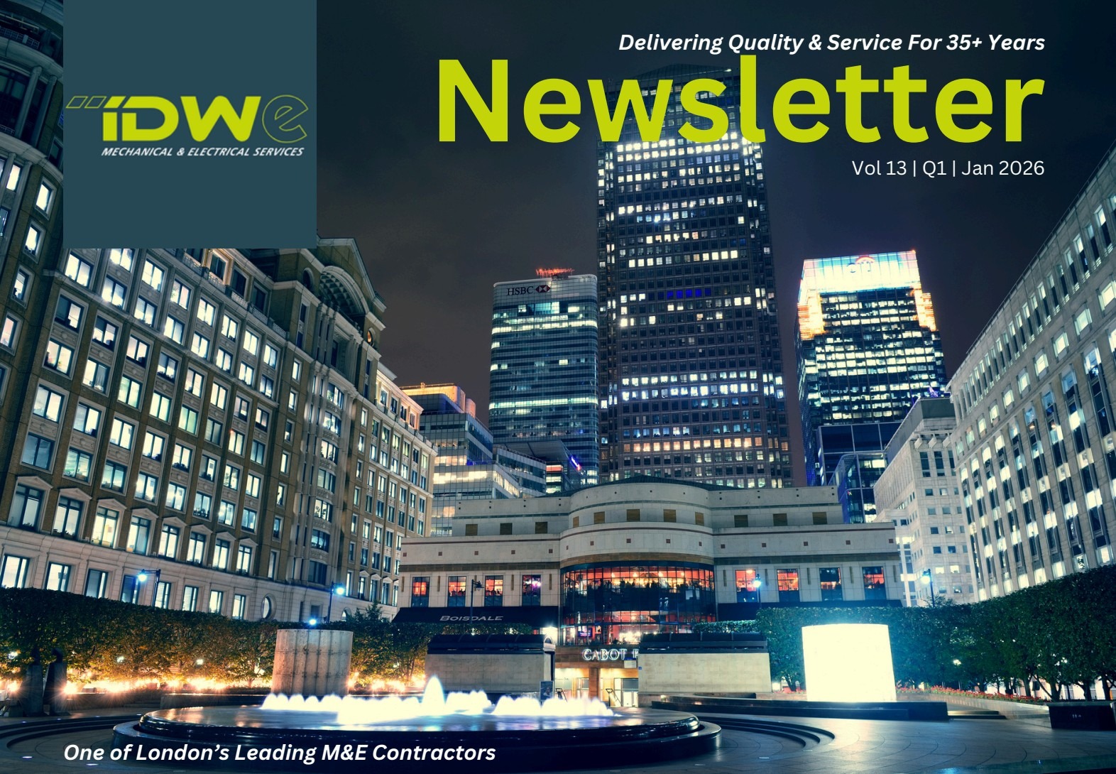 Commercial Electrical & Mechanical Services | Q1 Newsletter 2026